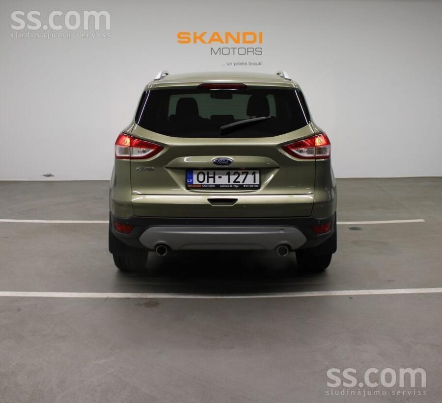 Zaļš Ford Kuga 2014 Rīga, ar dzinēja tilpumu 2.00 L un nobraukumu 218 tūkst. km par 3990 €, foto 6 vietnē AUTOMOTO.COM.LV