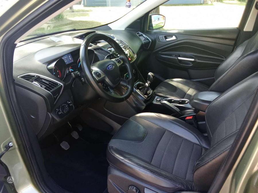 Zaļš Ford Kuga 2014 Alīta, ar dzinēja tilpumu 2.00 L un nobraukumu 238 tūkst. km par 7900 €, foto 17 vietnē AUTOMOTO.COM.LV