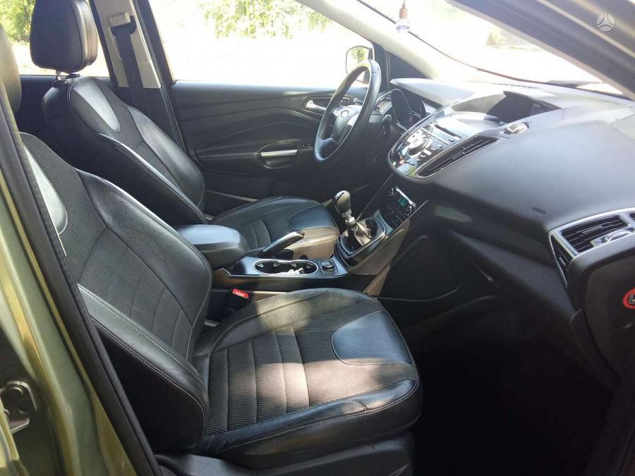 Zaļš Ford Kuga 2014 Alīta, ar dzinēja tilpumu 2.00 L un nobraukumu 238 tūkst. km par 7900 €, foto 19 vietnē AUTOMOTO.COM.LV