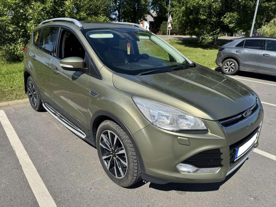 Zaļš Ford Kuga 2014 Kauņa, ar dzinēja tilpumu 2.00 L un nobraukumu 149 tūkst. km par 7200 €, foto 4 vietnē AUTOMOTO.COM.LV