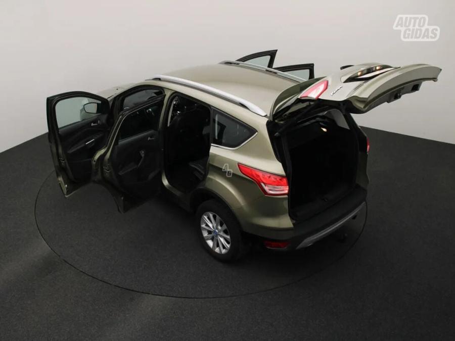 Green Ford Kuga 2015 in Vilnius, with an engine capacity of 1.50 L and mileage of 174 thousand km for 11199 €, photo 14 on AUTOMOTO.COM.LV