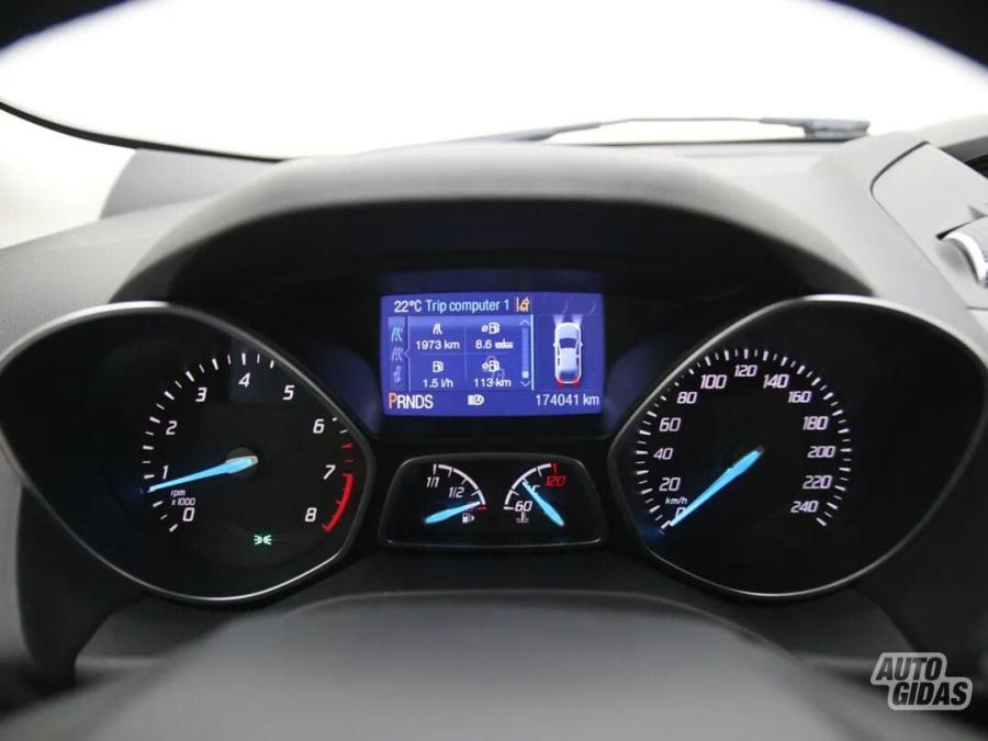 Green Ford Kuga 2015 in Vilnius, with an engine capacity of 1.50 L and mileage of 174 thousand km for 11199 €, photo 20 on AUTOMOTO.COM.LV