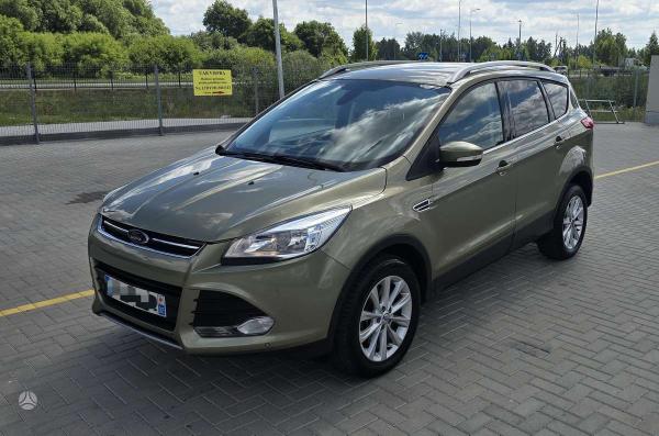 Green Ford Kuga 2015 in Taurage, with an engine capacity of 2.00 L and mileage of 269 thousand km for 6200 €, photo 1 on AUTOMOTO.COM.LV