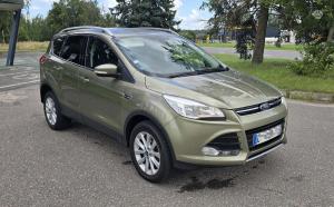 Green Ford Kuga 2015 in Taurage, with an engine capacity of 2.00 L and mileage of 269 thousand km for 6100 €, photo  on AUTOMOTO.COM.LV