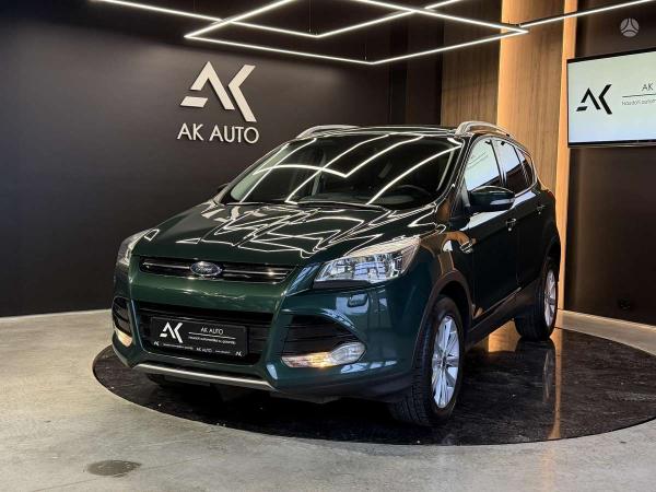 Green Ford Kuga 2016 in Kaunas, with an engine capacity of 2.00 L and mileage of 193 thousand km for 9990 €, photo 5 on AUTOMOTO.COM.LV