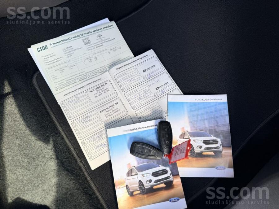 Zaļš Ford Kuga 2018 Rīga, ar dzinēja tilpumu 1.50 L un nobraukumu 195 tūkst. km par 11995 €, foto 25 vietnē AUTOMOTO.COM.LV