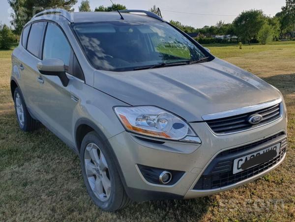 Green Ford Kuga 2008 in Riga, with an engine capacity of 2.00 L and mileage of 96 thousand km for 5890 €, photo 1 on AUTOMOTO.COM.LV