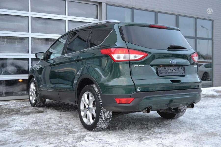 Green Ford Kuga 2015 in Vilnius, with an engine capacity of 1.50 L and mileage of 160 thousand km for 9000 €, photo 7 on AUTOMOTO.COM.LV
