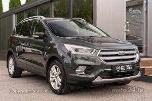 Green Ford Kuga 2018 in Tallinn, with an engine capacity of 1.50 L and mileage of 111 thousand km for 13900 €, photo  on AUTOMOTO.COM.LV