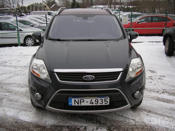 Grey Ford Kuga 2008 in Riga, with an engine capacity of 2.00 L and mileage of 0 thousand km for 6850 €, photo 5 on AUTOMOTO.COM.LV