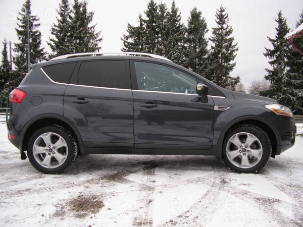 Grey Ford Kuga 2008 in Riga, with an engine capacity of 2.00 L and mileage of 0 thousand km for 6850 €, photo 7 on AUTOMOTO.COM.LV