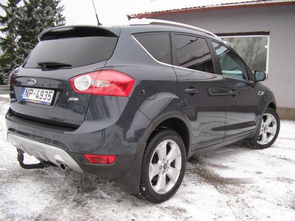 Grey Ford Kuga 2008 in Riga, with an engine capacity of 2.00 L and mileage of 0 thousand km for 6850 €, photo 10 on AUTOMOTO.COM.LV