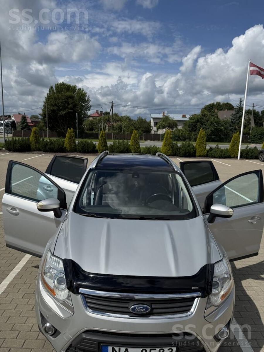 Grey Ford Kuga 2008 in Riga, with an engine capacity of 2.00 L and mileage of 245 thousand km for 5600 €, photo 16 on AUTOMOTO.COM.LV