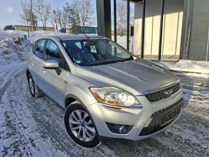 Pelēks Ford Kuga 2009 Viļņa, ar dzinēja tilpumu 2.00 L un nobraukumu 300 tūkst. km par 4950 €, foto  vietnē AUTOMOTO.COM.LV