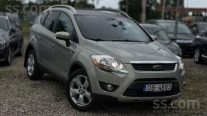 Pelēks Ford Kuga 2009 Rīga, ar dzinēja tilpumu 2.00 L un nobraukumu 297 tūkst. km par 4990 €, foto  vietnē AUTOMOTO.COM.LV