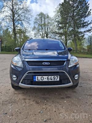 Pelēks Ford Kuga 2009 Cēsis, ar dzinēja tilpumu 2.00 L un nobraukumu 236 tūkst. km par 4300 €, foto  vietnē AUTOMOTO.COM.LV