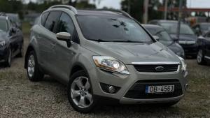 Pelēks Ford Kuga 2009 Jelgava, ar dzinēja tilpumu 2.00 L un nobraukumu 297 tūkst. km par 4990 €, foto  vietnē AUTOMOTO.COM.LV