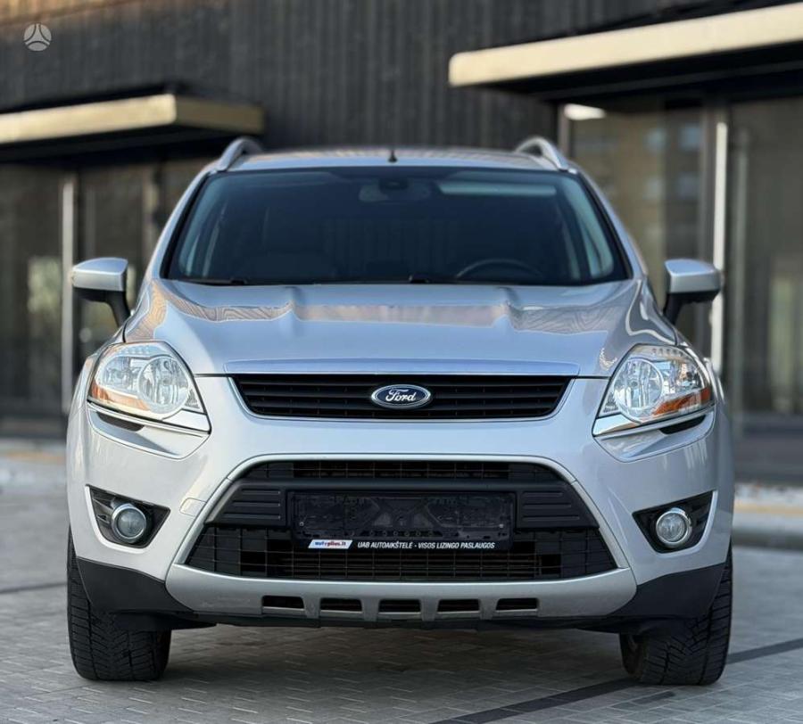 Grey Ford Kuga 2009 in Siauliai, with an engine capacity of 2.00 L and mileage of 269 thousand km for 6999 €, photo 3 on AUTOMOTO.COM.LV