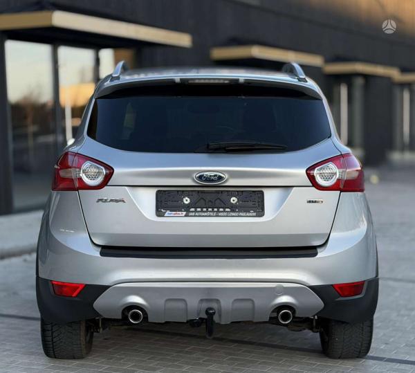 Grey Ford Kuga 2009 in Siauliai, with an engine capacity of 2.00 L and mileage of 269 thousand km for 6999 €, photo 8 on AUTOMOTO.COM.LV