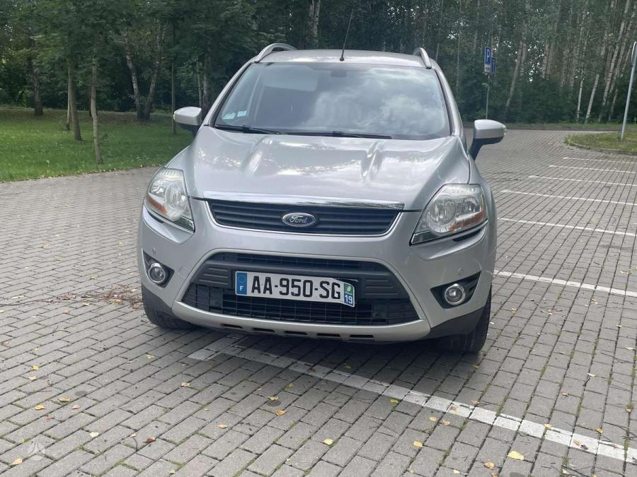 Pelēks Ford Kuga 2009 Panevēža, ar dzinēja tilpumu 2.00 L un nobraukumu 209 tūkst. km par 3250 €, foto 3 vietnē AUTOMOTO.COM.LV