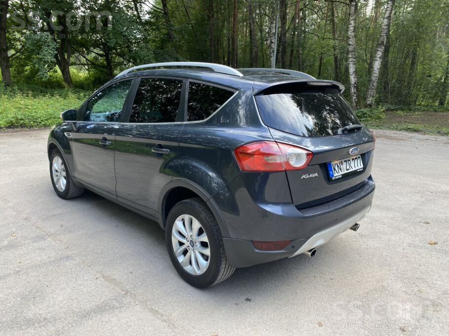 Grey Ford Kuga 2010 in Riga, with an engine capacity of 2.00 L and mileage of 0 thousand km for 5599 €, photo 7 on AUTOMOTO.COM.LV