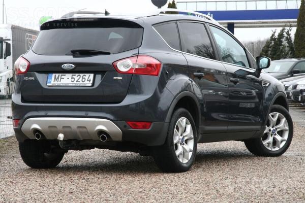 Pelēks Ford Kuga 2010 Tukums, ar dzinēja tilpumu 2.00 L un nobraukumu 358 tūkst. km par 6350 €, foto 3 vietnē AUTOMOTO.COM.LV