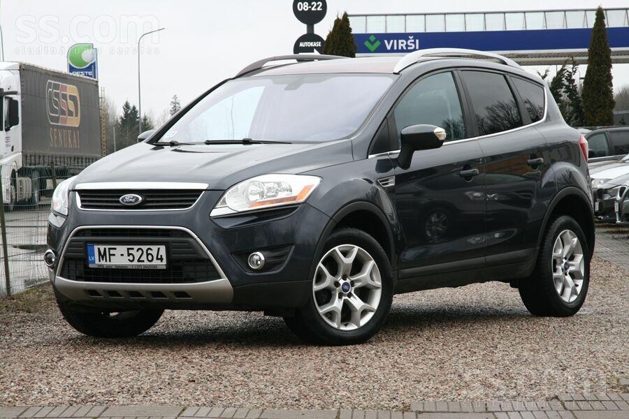 Pelēks Ford Kuga 2010 Tukums, ar dzinēja tilpumu 2.00 L un nobraukumu 358 tūkst. km par 5850 €, foto 1 vietnē AUTOMOTO.COM.LV