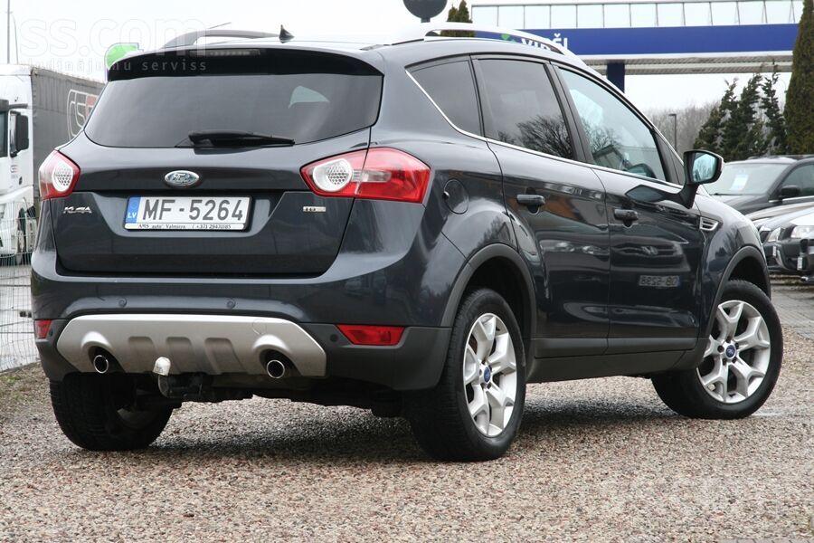 Pelēks Ford Kuga 2010 Tukums, ar dzinēja tilpumu 2.00 L un nobraukumu 358 tūkst. km par 5850 €, foto 4 vietnē AUTOMOTO.COM.LV