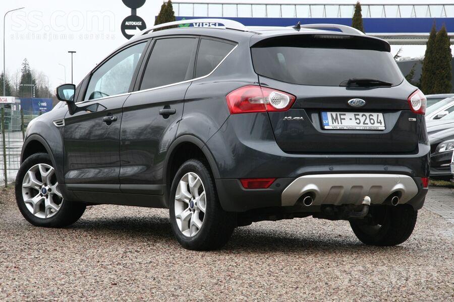 Pelēks Ford Kuga 2010 Tukums, ar dzinēja tilpumu 2.00 L un nobraukumu 358 tūkst. km par 5850 €, foto 5 vietnē AUTOMOTO.COM.LV