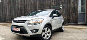 Grey Ford Kuga 2010 in Utena, with an engine capacity of 2.00 L and mileage of 266 thousand km for 4600 €, photo  on AUTOMOTO.COM.LV