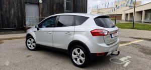 Grey Ford Kuga 2010 in Utena, with an engine capacity of 2.00 L and mileage of 266 thousand km for 4600 €, photo 5 on AUTOMOTO.COM.LV