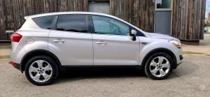 Grey Ford Kuga 2010 in Utena, with an engine capacity of 2.00 L and mileage of 266 thousand km for 4600 €, photo 15 on AUTOMOTO.COM.LV