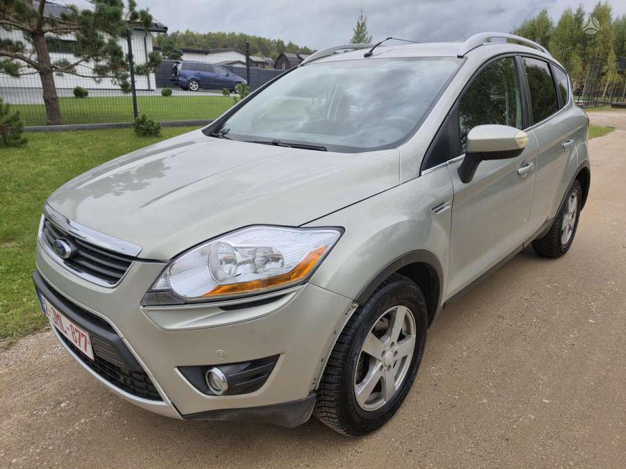 Pelēks Ford Kuga 2010 Utena, ar dzinēja tilpumu 2.00 L un nobraukumu 289 tūkst. km par 3600 €, foto 3 vietnē AUTOMOTO.COM.LV