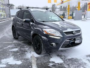 Grey Ford Kuga 2011 in Kaunas, with an engine capacity of 2.00 L and mileage of 186 thousand km for 6000 €, photo  on AUTOMOTO.COM.LV