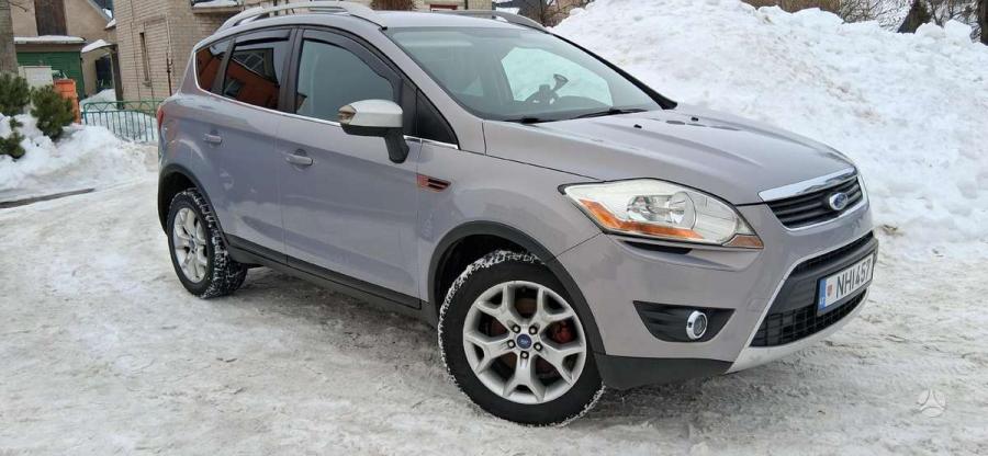Grey Ford Kuga 2011 in Panevezys, with an engine capacity of 2.00 L and mileage of 216 thousand km for 5600 €, photo 2 on AUTOMOTO.COM.LV