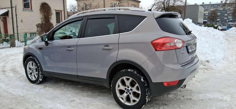 Grey Ford Kuga 2011 in Panevezys, with an engine capacity of 2.00 L and mileage of 216 thousand km for 5600 €, photo 3 on AUTOMOTO.COM.LV