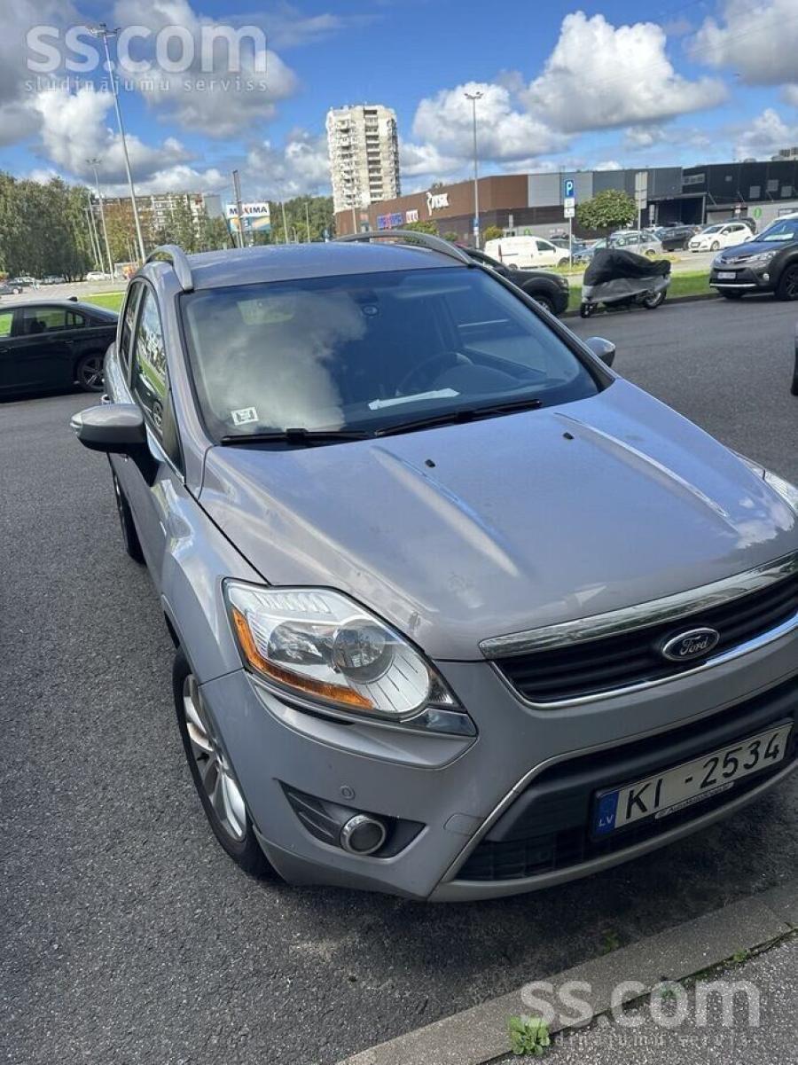 Grey Ford Kuga 2012 in Riga, with an engine capacity of 2.00 L and mileage of 190 thousand km for 8000 €, photo 1 on AUTOMOTO.COM.LV