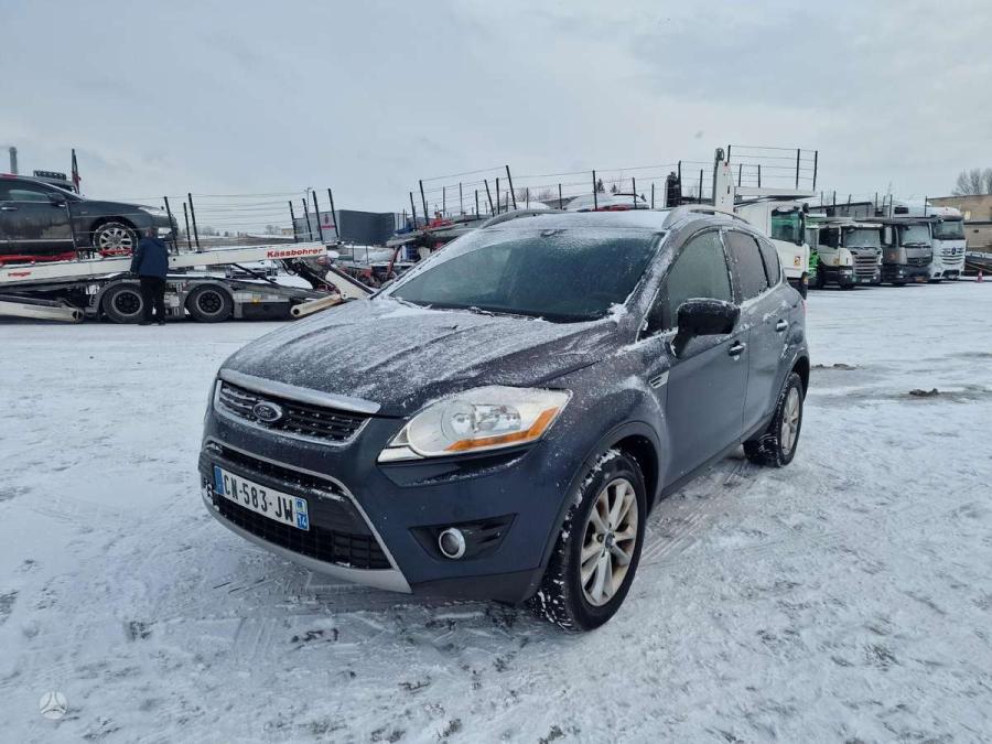 Grey Ford Kuga 2012 in Taurage, with an engine capacity of 2.00 L and mileage of 240 thousand km for 4600 €, photo 1 on AUTOMOTO.COM.LV