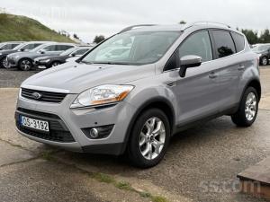 Grey Ford Kuga 2012 in Riga, with an engine capacity of 2.00 L and mileage of 244 thousand km for 6850 €, photo 4 on AUTOMOTO.COM.LV