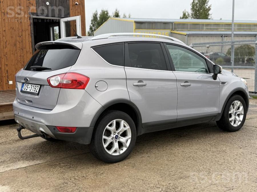 Grey Ford Kuga 2012 in Riga, with an engine capacity of 2.00 L and mileage of 244 thousand km for 6850 €, photo 15 on AUTOMOTO.COM.LV