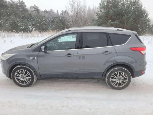 Pelēks Ford Kuga 2013 Tauragė, ar dzinēja tilpumu 2.00 L un nobraukumu 280 tūkst. km par 7500 €, foto 2 vietnē AUTOMOTO.COM.LV