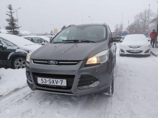 Pelēks Ford Kuga 2013 Klaipėda, ar dzinēja tilpumu 2.00 L un nobraukumu 276 tūkst. km par 6999 €, foto 1 vietnē AUTOMOTO.COM.LV