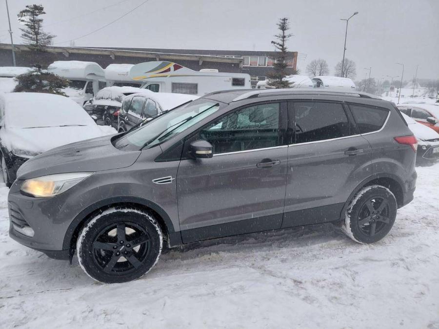 Grey Ford Kuga 2013 in Klaipeda, with an engine capacity of 2.00 L and mileage of 276 thousand km for 6999 €, photo 9 on AUTOMOTO.COM.LV