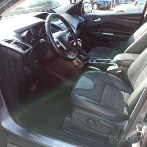 Grey Ford Kuga 2013 in Daugavpils, with an engine capacity of 2.00 L and mileage of 0 thousand km for 8300 €, photo 21 on AUTOMOTO.COM.LV