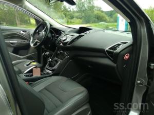 Pelēks Ford Kuga 2013 Rīga, ar dzinēja tilpumu 2.00 L un nobraukumu 272 tūkst. km par 8250 €, foto 10 vietnē AUTOMOTO.COM.LV