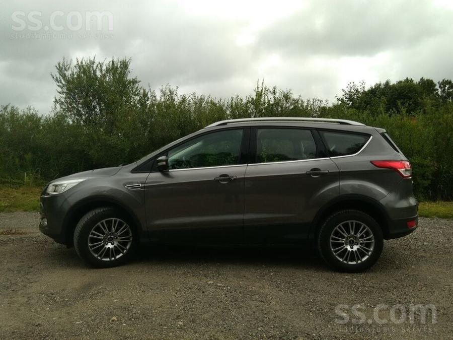Pelēks Ford Kuga 2013 Rīga, ar dzinēja tilpumu 2.00 L un nobraukumu 272 tūkst. km par 8250 €, foto 3 vietnē AUTOMOTO.COM.LV