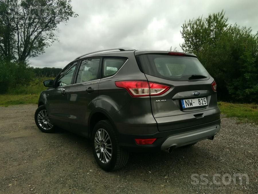 Pelēks Ford Kuga 2013 Rīga, ar dzinēja tilpumu 2.00 L un nobraukumu 272 tūkst. km par 8250 €, foto 4 vietnē AUTOMOTO.COM.LV