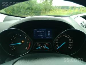 Grey Ford Kuga 2013 in Riga, with an engine capacity of 2.00 L and mileage of 272 thousand km for 8250 €, photo 14 on AUTOMOTO.COM.LV
