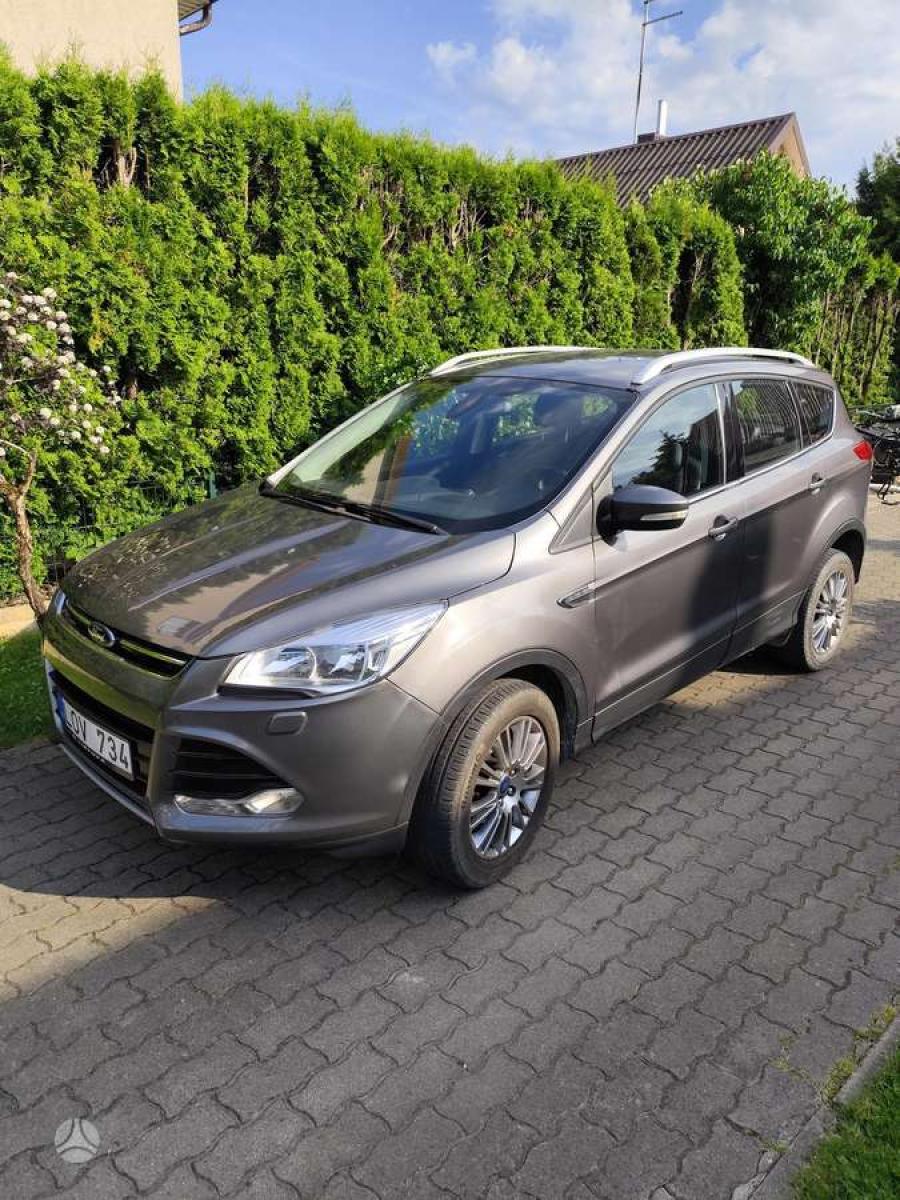 Pelēks Ford Kuga 2013 Gargždai, ar dzinēja tilpumu 1.60 L un nobraukumu 94 tūkst. km par 7900 €, foto 1 vietnē AUTOMOTO.COM.LV