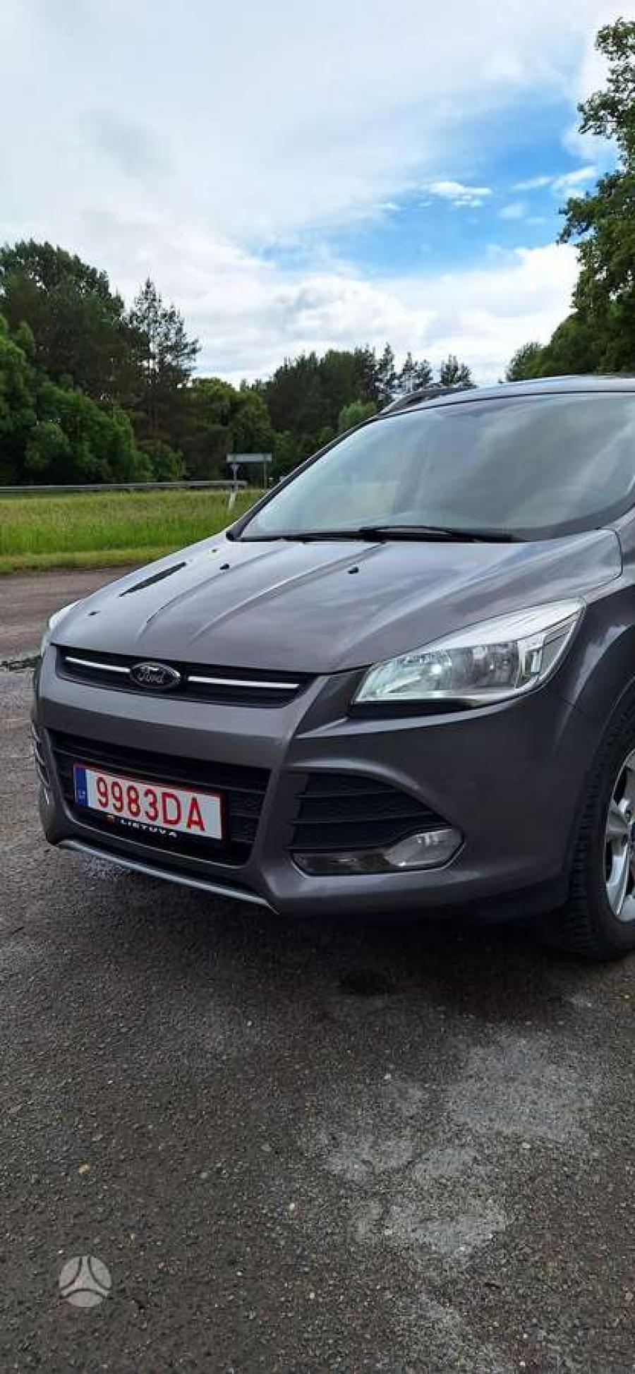 Pelēks Ford Kuga 2013 Jurbarkas, ar dzinēja tilpumu 2.00 L un nobraukumu 206 tūkst. km par 6000 €, foto 18 vietnē AUTOMOTO.COM.LV